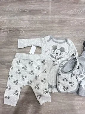 Matching Sets | 3 For 3 Disney Mickey Mouse 4 Piece Clothing Set 36 ...